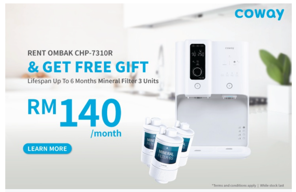 Promosi Coway 2023 Menawarkan Harga Lebih Rendah